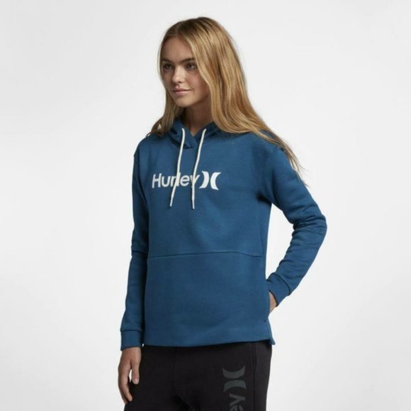 Hurley | Tops | Hurley One And Only Soft Fleece Pullover Hoodie Blue ...